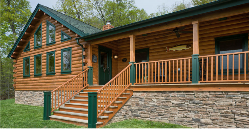 The Deer Field Log Cabin Shell Package is just $111,800